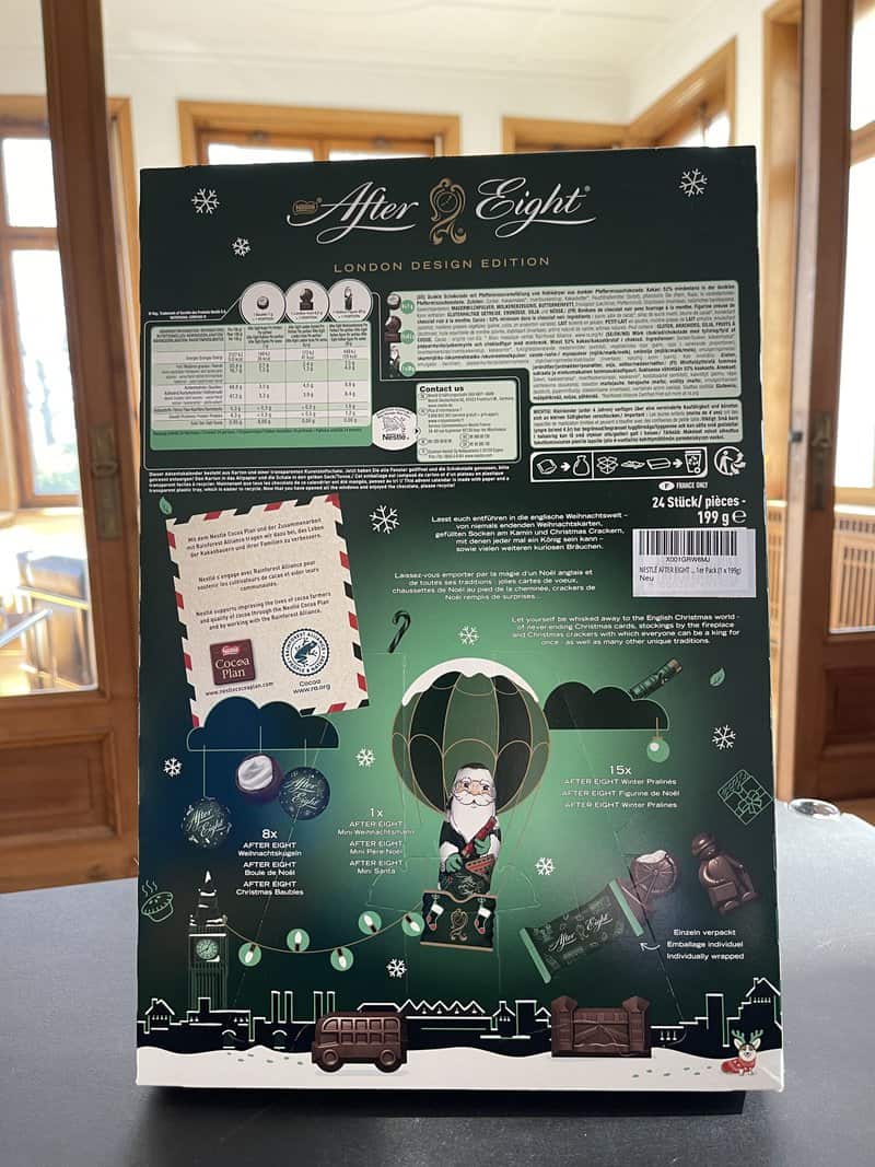 After Eight-Adventskalender im Test (inkl. Fotos vom Inhalt ...