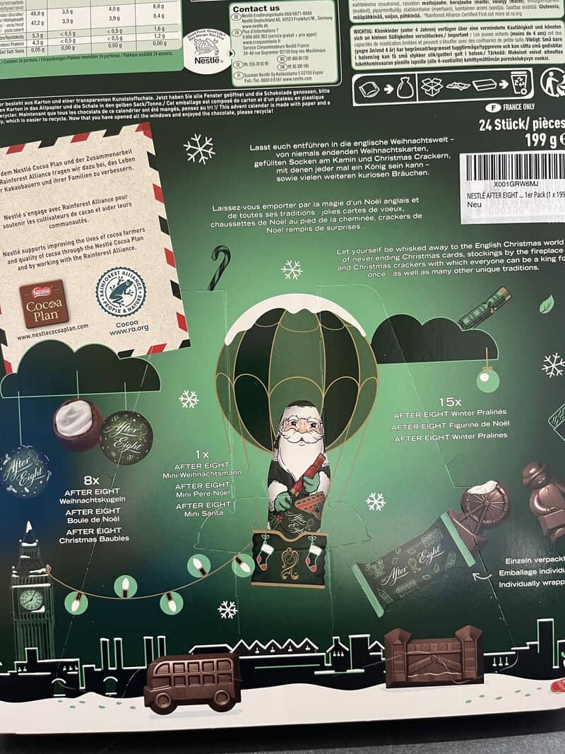 After Eight-Adventskalender im Test (inkl. Fotos vom Inhalt ...