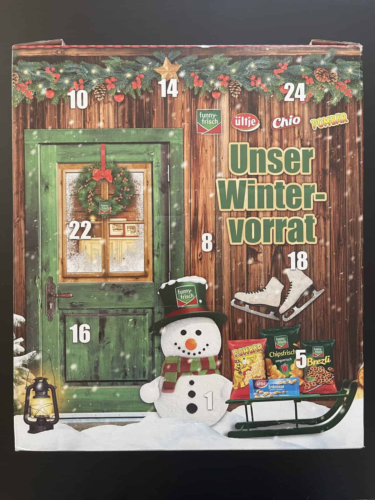Intersnack-Adventskalender (u.a. mit Chio) im Inhalt-Test - foodwissen.de